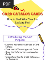 3 Types of Card Catalog | PDF | Science | Library And Museum