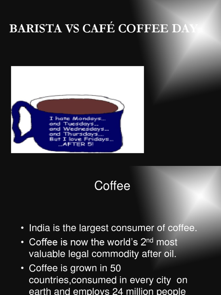 Barista VS Café Coffee Day | PDF | Coffeehouse | Coffee