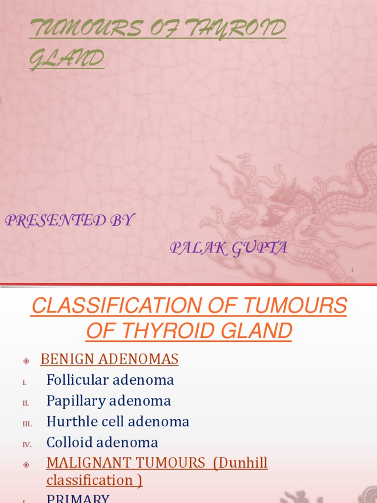 Dunhill Classification of Thyroid Cancer | PDF | Thyroid | Adenoma