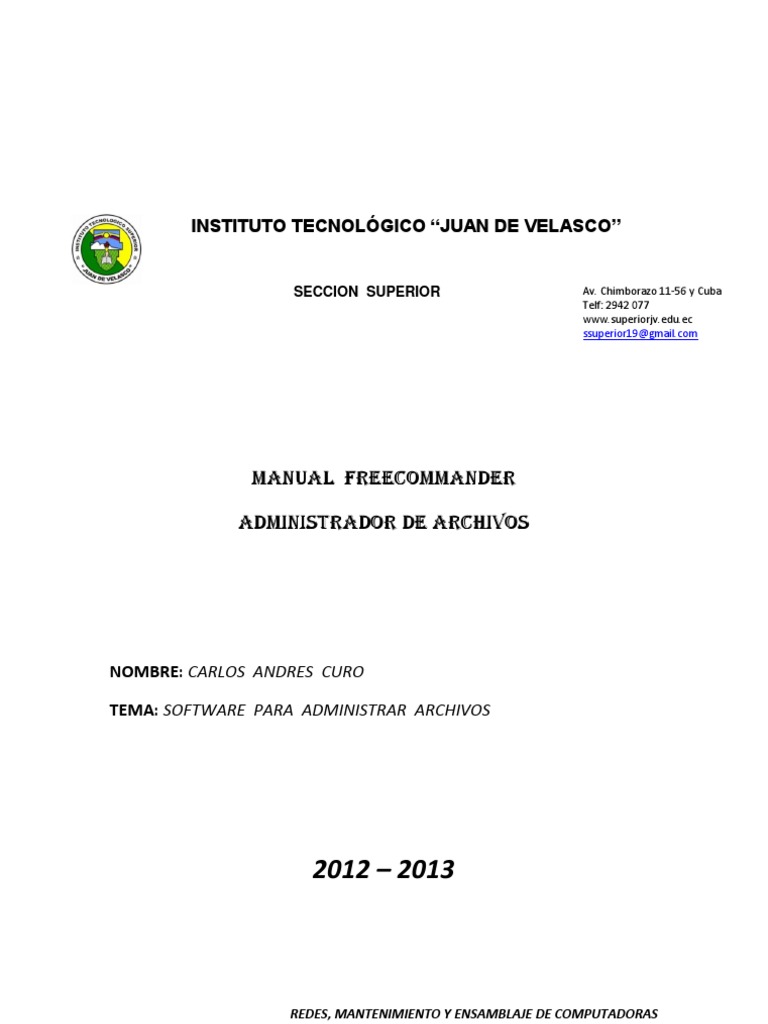 Manual Freecommander | PDF | Archivo de computadora | Point and Click