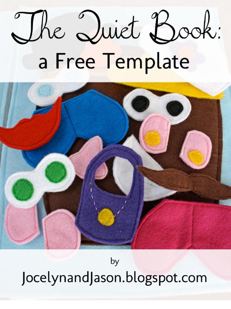 Free Quiet Book Template | PDF