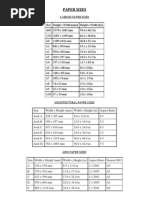 Offset Printer's - Paper Sizes | PDF | Printer (Computing) | Paper