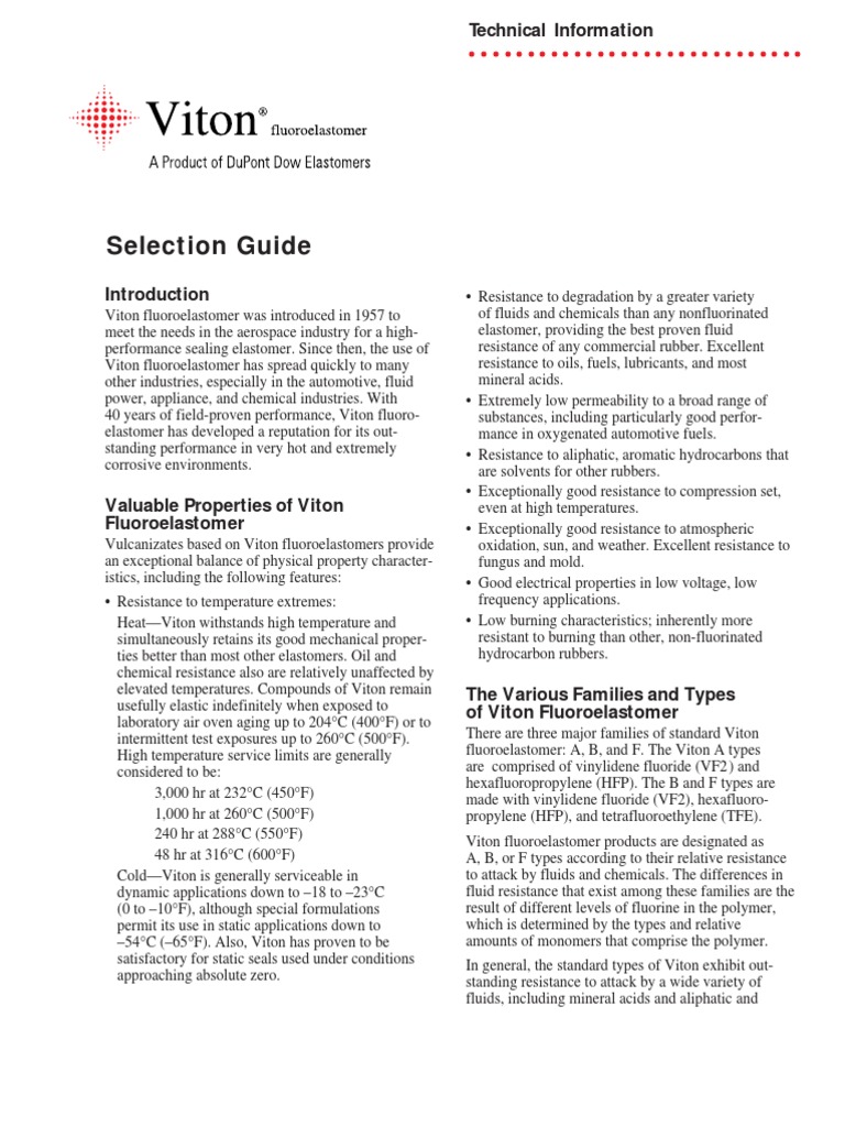 Viton Selection Guide | PDF