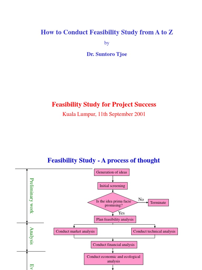 Project Management Lecture Note 3 - Feasibility Study | PDF | Internal ...