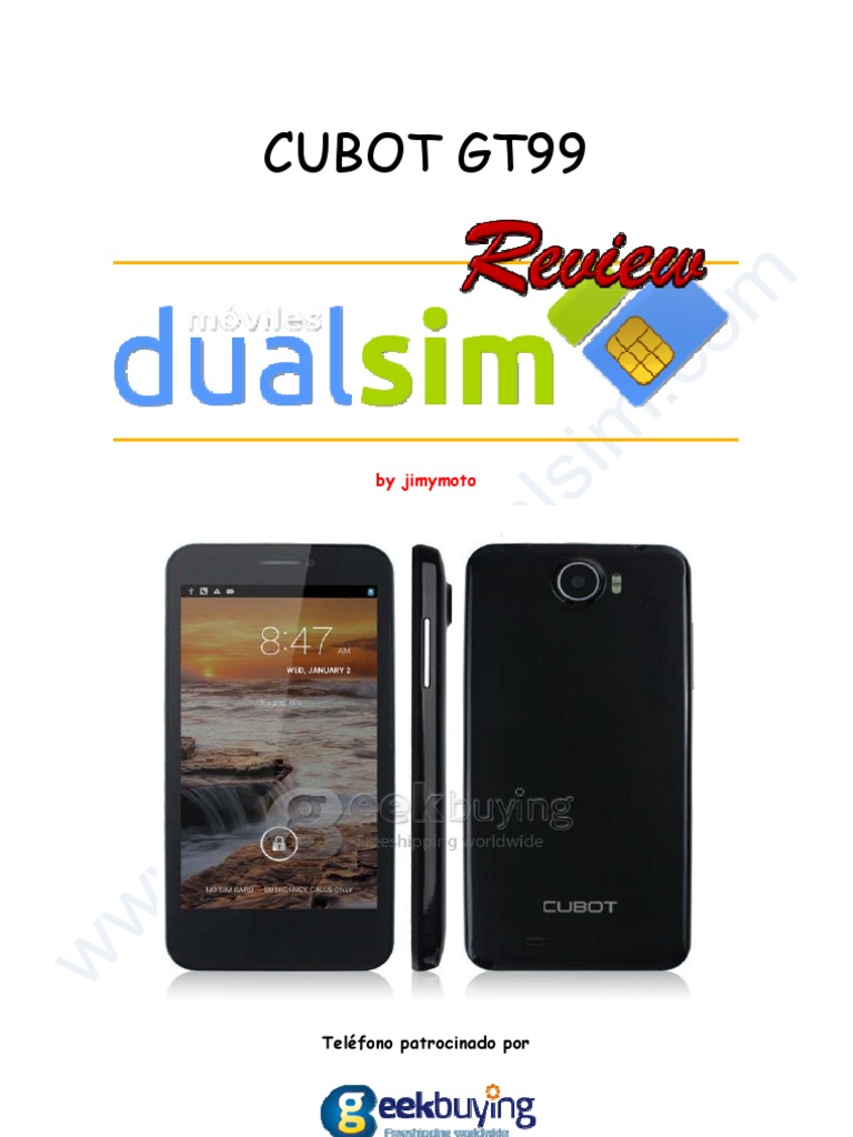 Análisis del Cubot GT99: Características y Rendimiento | PDF ...