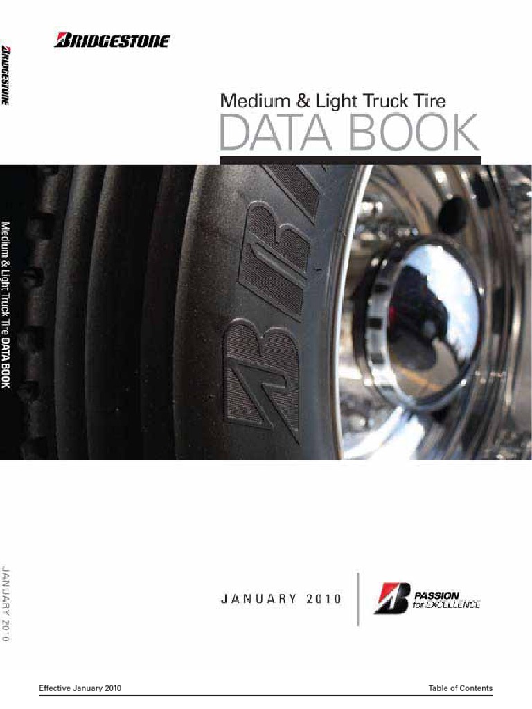 Bridgestone Truck Data Book | PDF | Tire | Truck