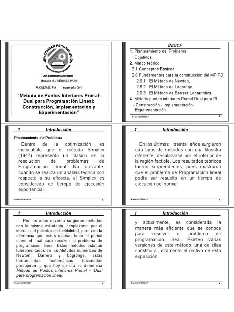 Primal Dual | PDF | Optimización Matemática | Programación lineal
