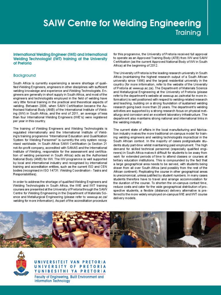 4778 UP Material Science Welding Brochure - Training Email - PDF | PDF ...