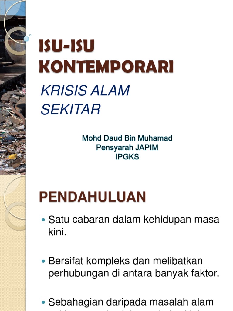 Isu Isu Kontemporari | PDF