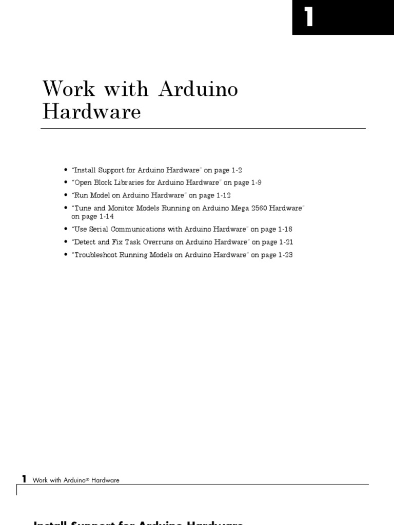 Working With Arduino Hardware Pdf Installation Computer Programs Arduino 5441