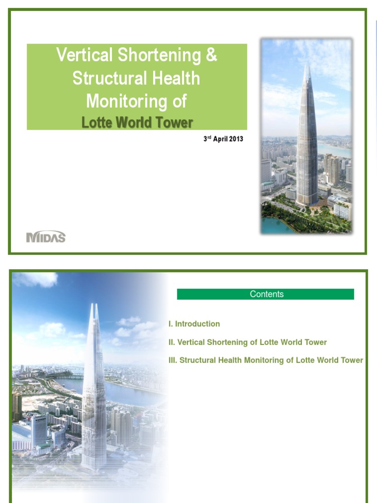 Vertical Shortening and Health Monitoring of Lotte World TowerCase ...