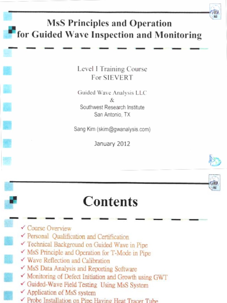 LRUT | PDF | Signal To Noise Ratio | Nondestructive Testing
