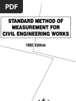 CESMM4 Civil Engineering Standard Method of Measurements | PDF