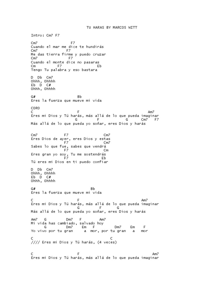 Tu Haras by Marcos Witt | PDF