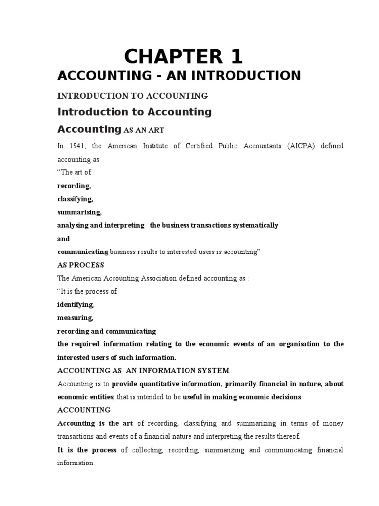 Accounting Notes | PDF | Bookkeeping | Expense