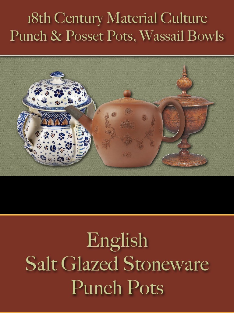 Drinking - Punch & Posset Pots, Wassail Bowls | PDF | Pottery | Plastic ...