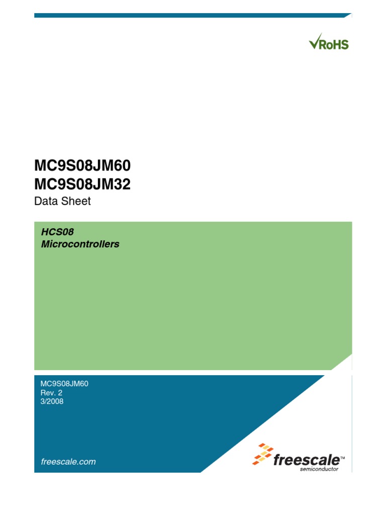 MC9S08JM60 PDF | PDF | Microcontroller | Flash Memory