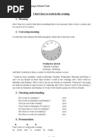 CELTA Assignment 1 TASK - Focus On The Learner | PDF | English Language ...