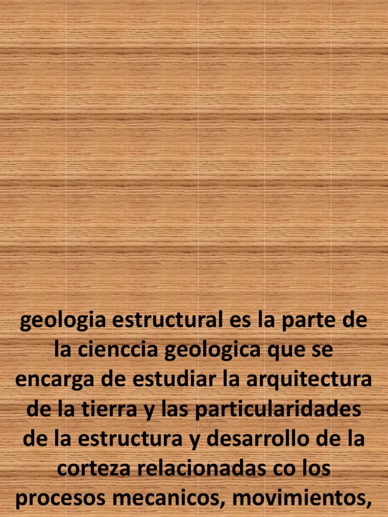 Estructuras geológicas y tipos de pliegues | PDF | Falla (geología ...
