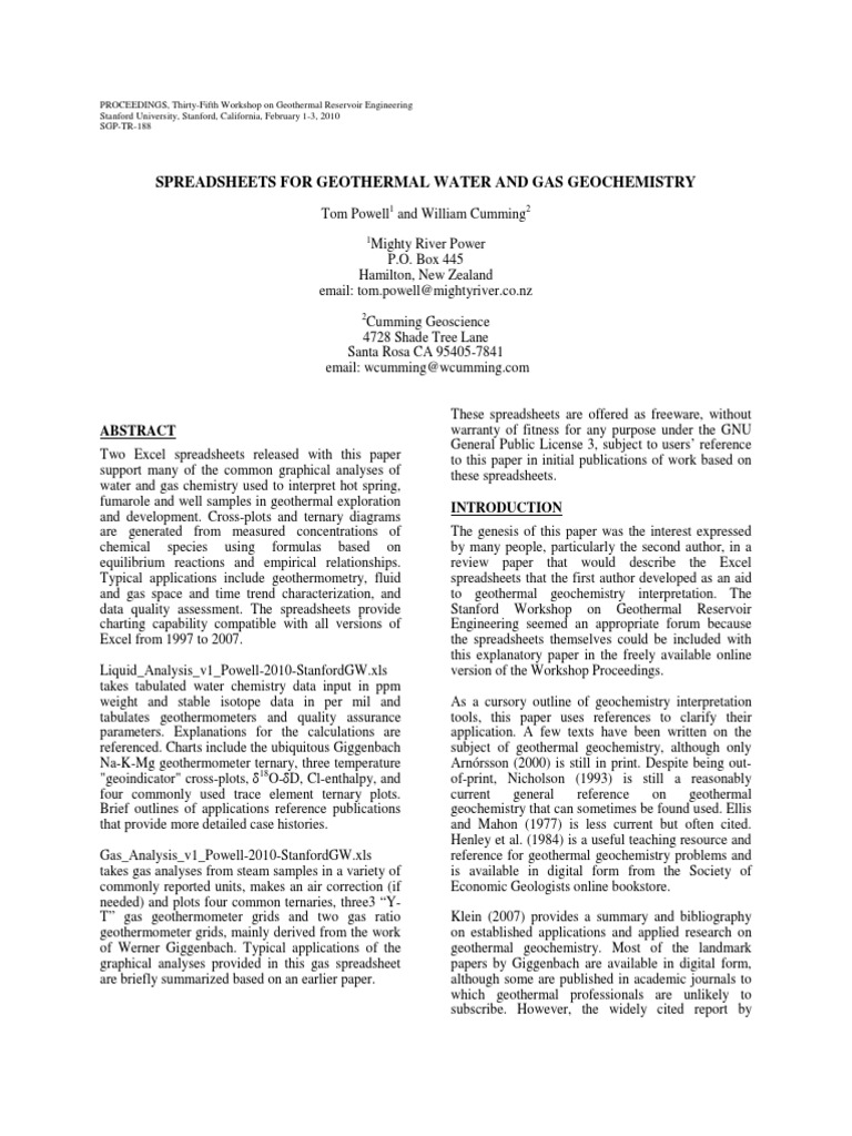 Powell | PDF | Spreadsheet | Microsoft Excel