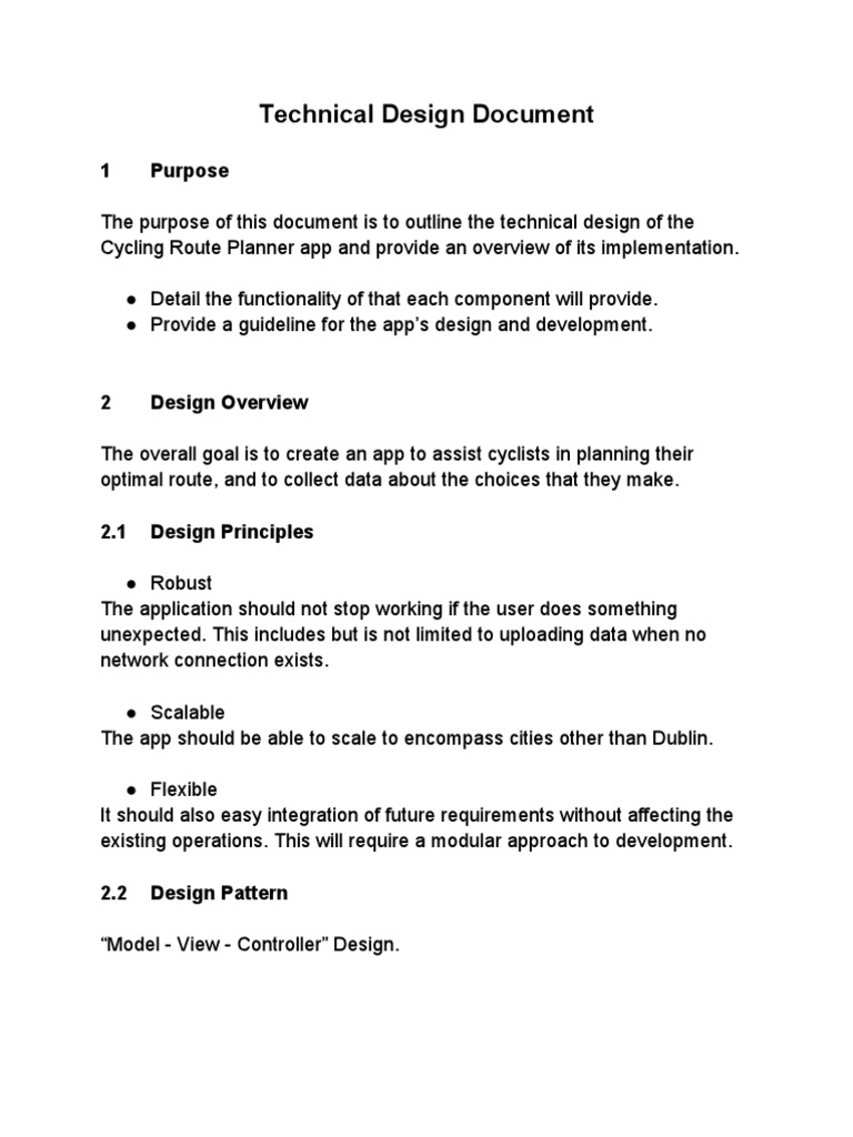 Technical Design Document | Download Free PDF | Application Programming Interface | Graphical ...