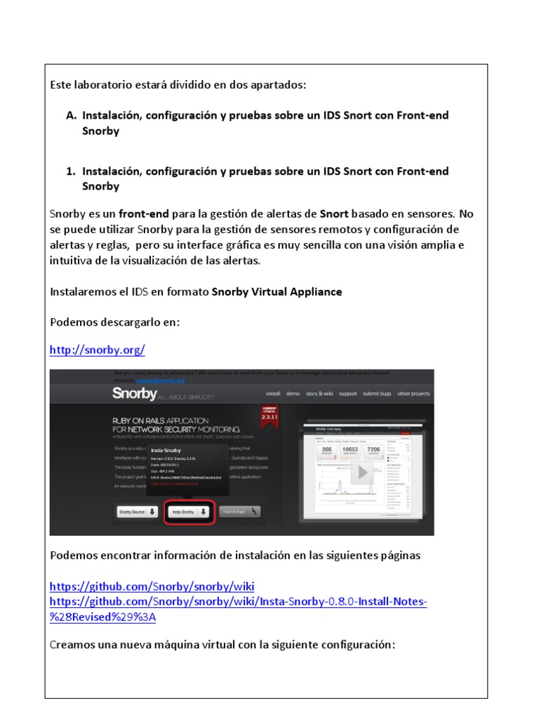 LaboratorioFinal - IDS Snorby y Firewall PIX | PDF | Protocolo de ...
