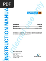 Wärtsilä 18V50SG | PDF | Engines | Valve