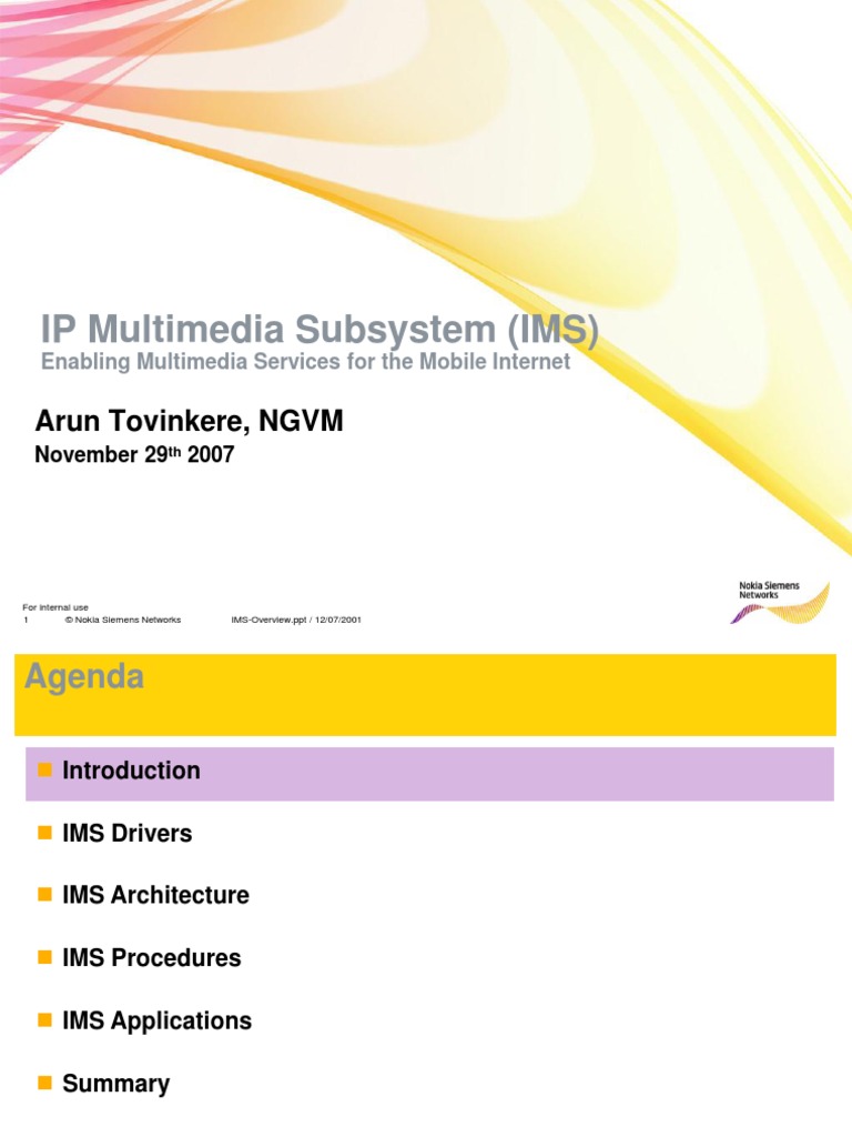 Ims | PDF | Ip Multimedia Subsystem | Session Initiation Protocol