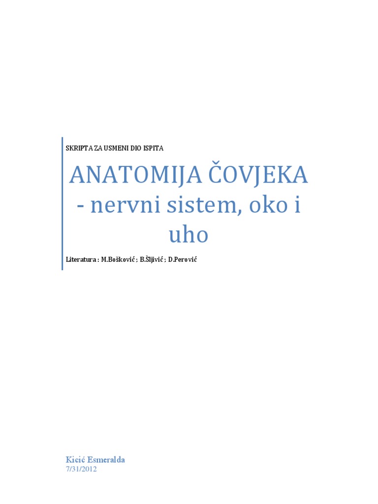 ANATOMIJA | PDF