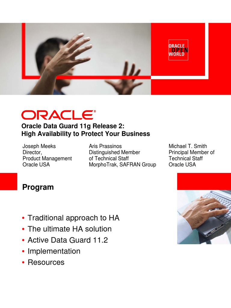 Oracle Data Guard 11g Release 2: High Availability To Protect Your Business | Download Free PDF ...
