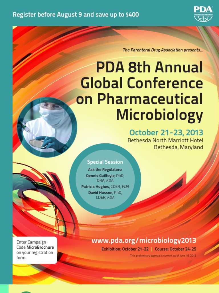 PDA 8th Microbiology Conference | PDF | Verification And Validation ...