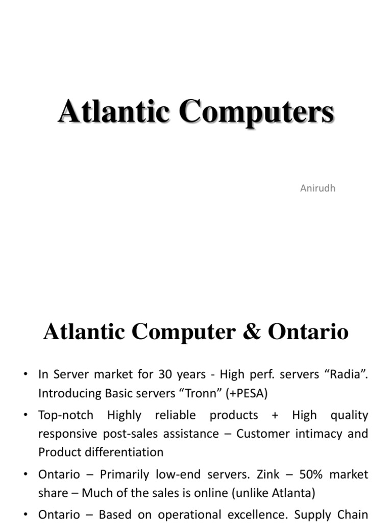 Atlantic Computers | PDF | Server (Computing) | Internet