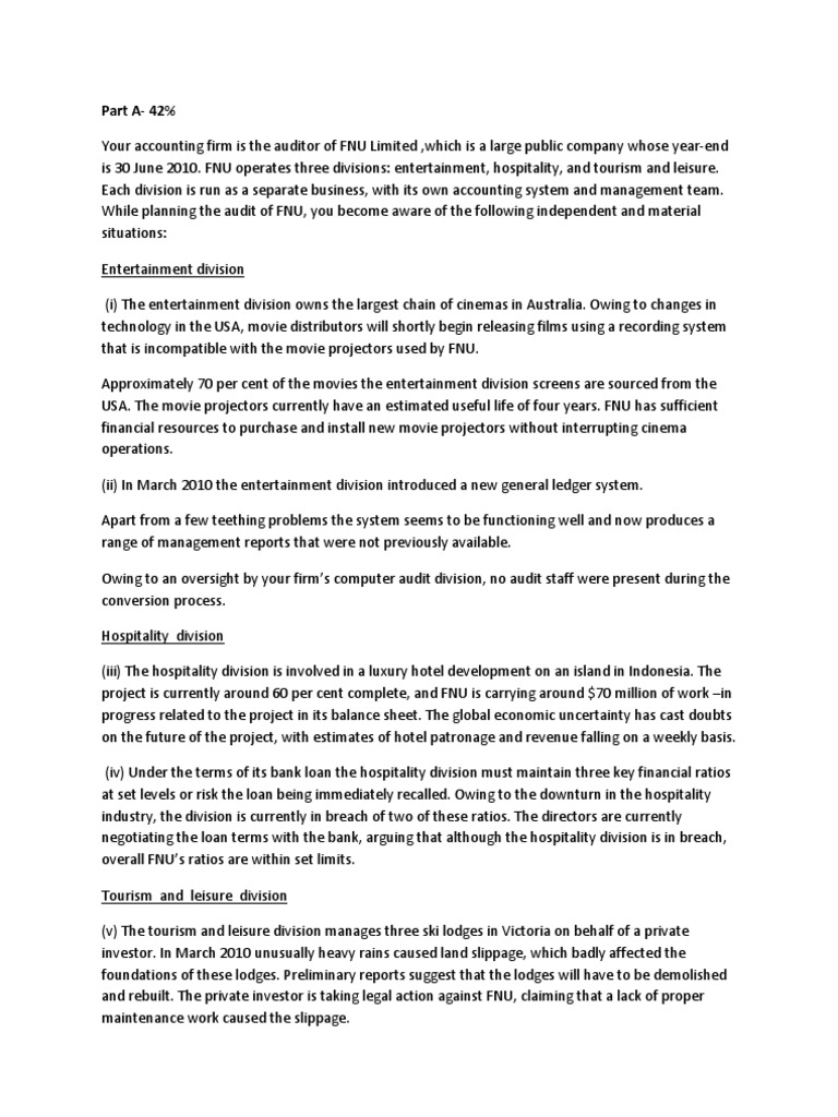 Auditing Assignment Ans | PDF | Debits And Credits | Cheque