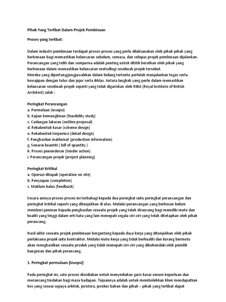 Kerjaya Ukur Bahan QS | PDF