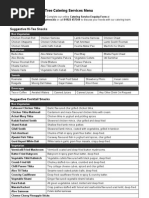 Cutlery Crockery List | PDF