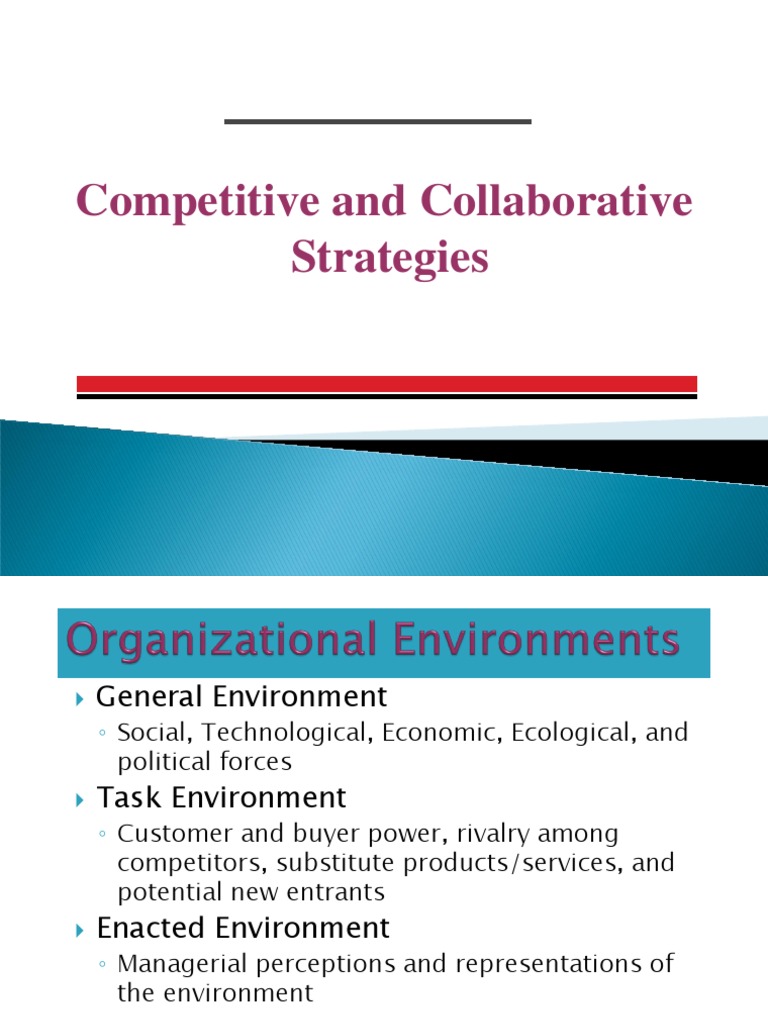19 - Competitive and Collaborative Strategies | PDF | Strategic ...