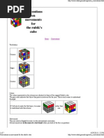 Algorithms 3x3 PLL | PDF | Recreational Mathematics | Logic Puzzles