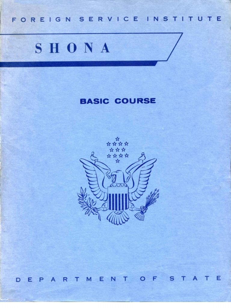 Shona Basic Course Overview | PDF | Stress (Linguistics) | Tone ...