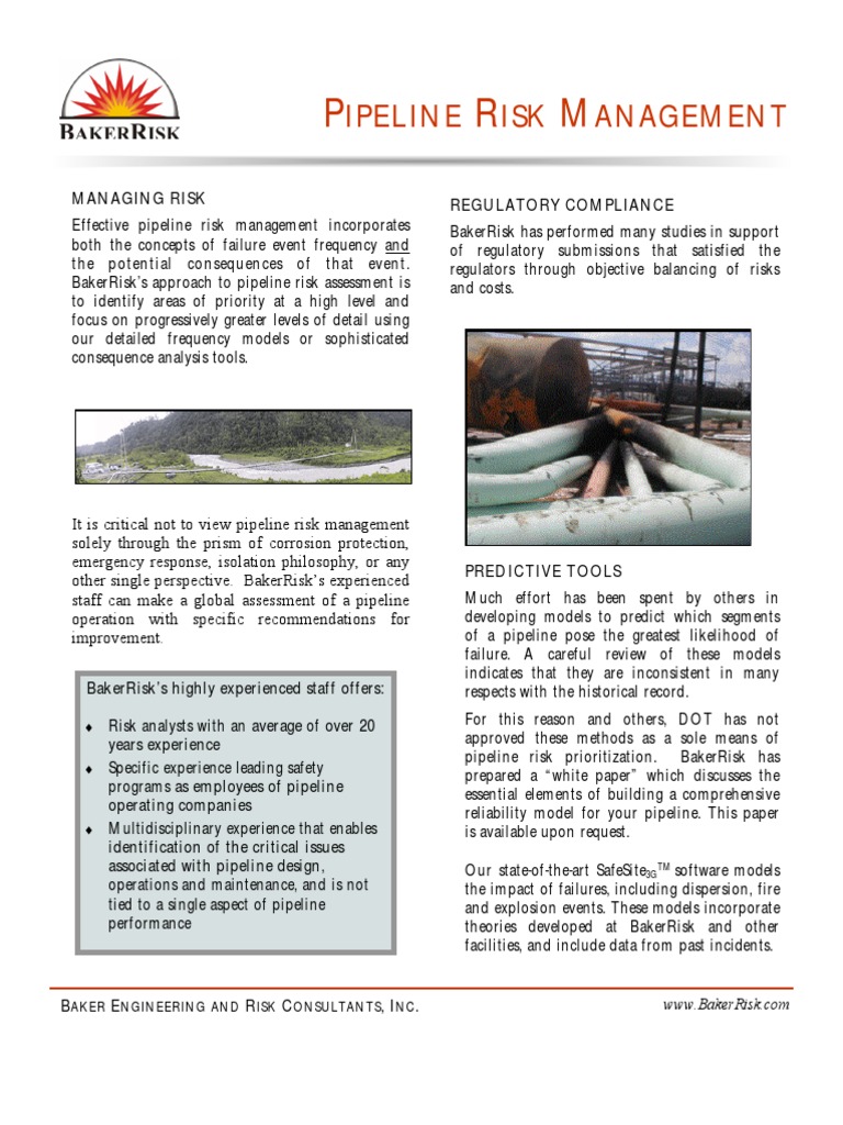 Pipeline Risk Management | PDF | Risk Management | Pipeline Transport
