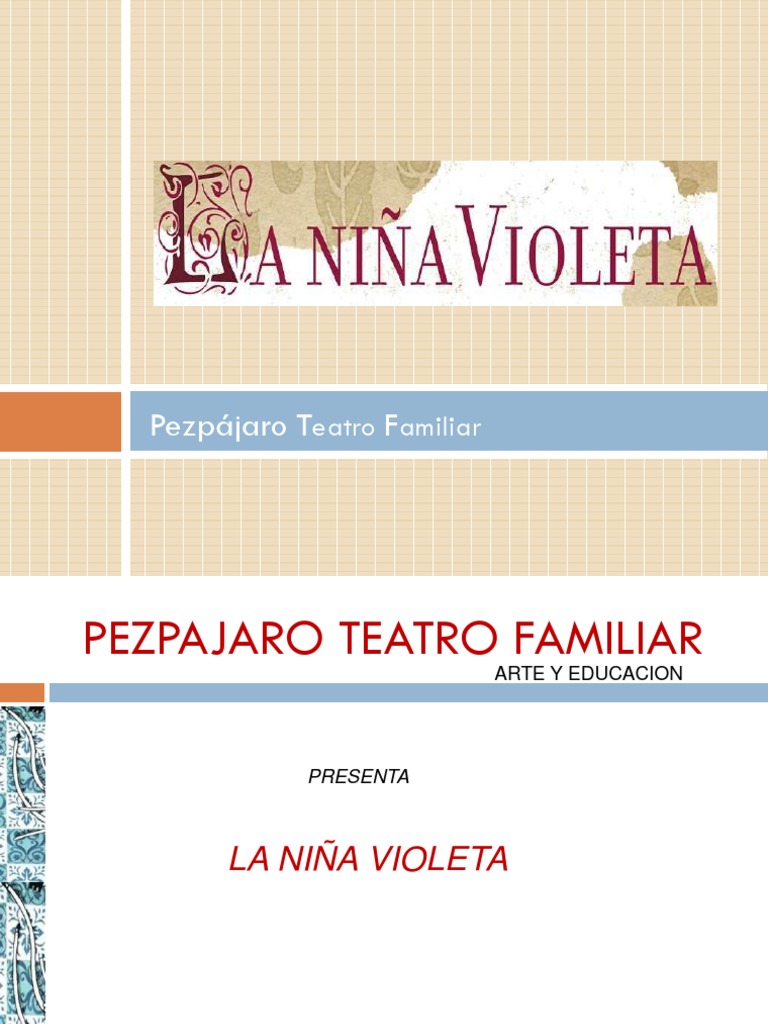 La Niña Violeta | PDF | Teatro | Artes (general)
