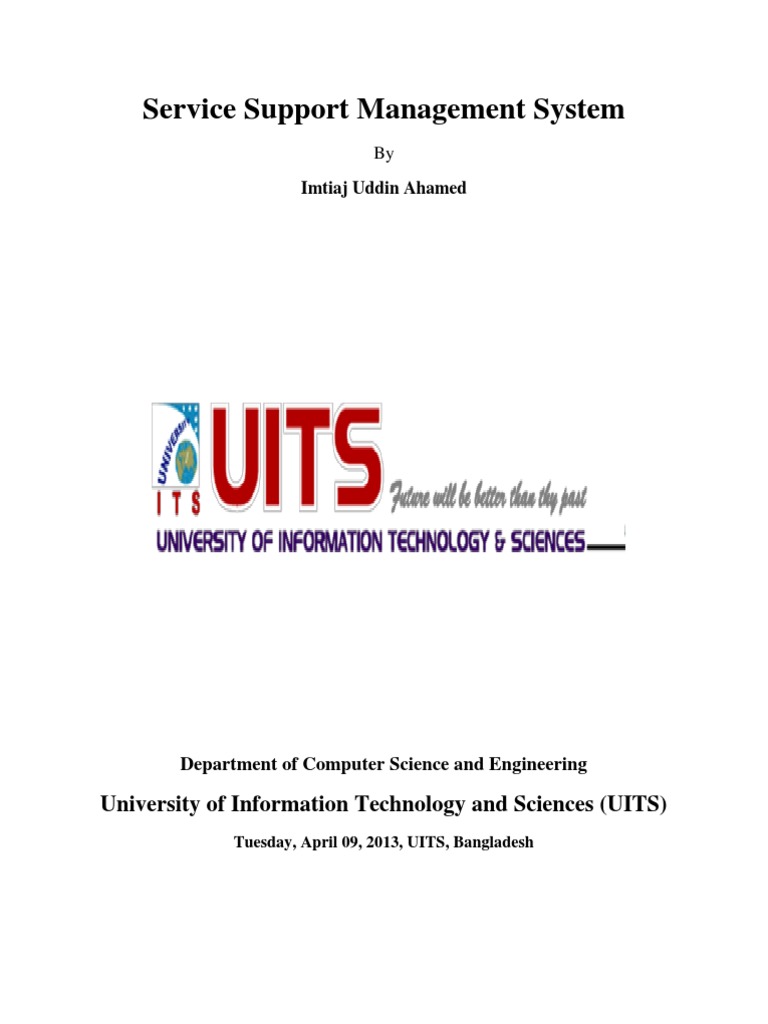 Service Support Management System | PDF | Areas Of Computer Science ...