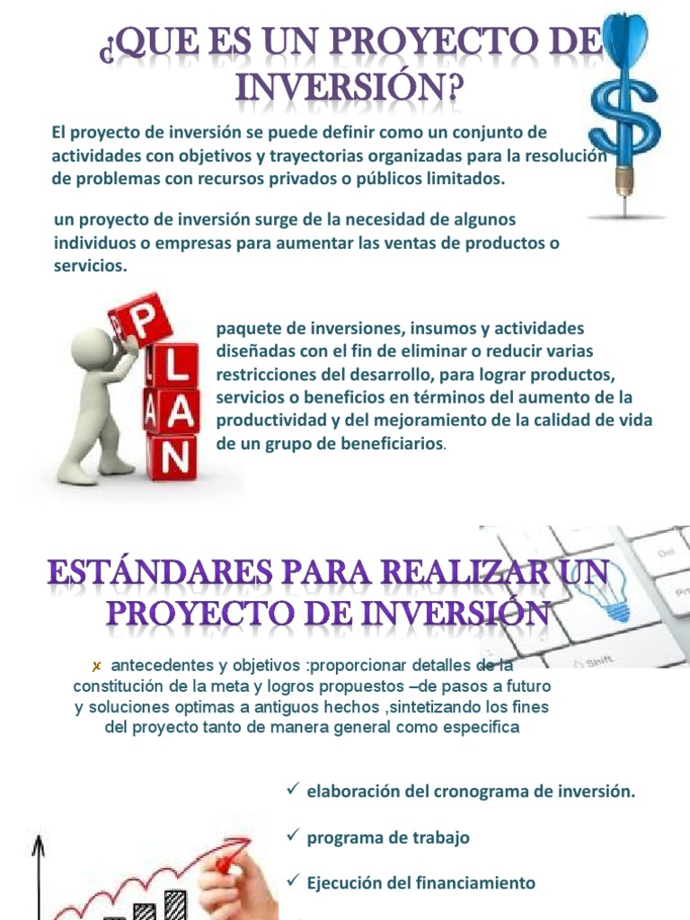 Que es un proyecto de inversión | PDF | Producto (Negocio) | Oferta ...