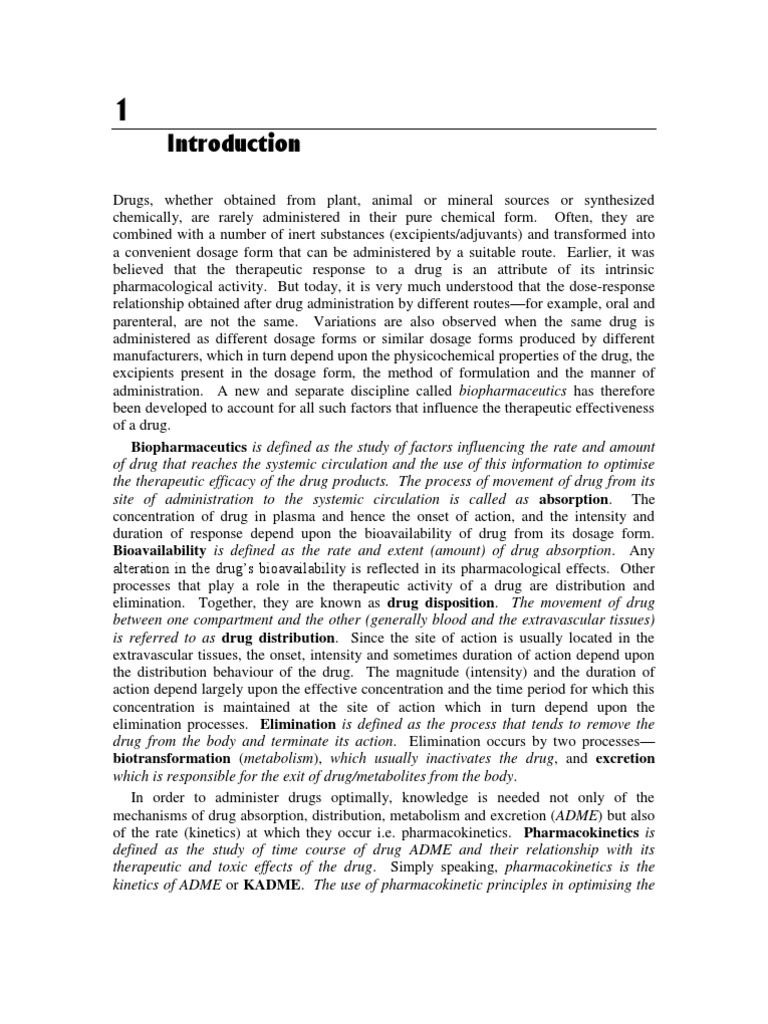 Biopharmaceutics - Brahmankar | PDF | Dissolution (Chemistry ...