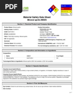Distilled Water Safety Data Sheet | PDF | Dangerous Goods | Toxicity