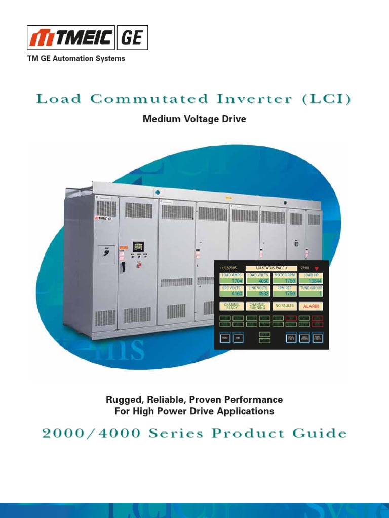 TM GE Load Commuted Inverter | PDF | Power Inverter | Input/Output