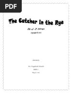 Catcher in The Rye Annotations | PDF