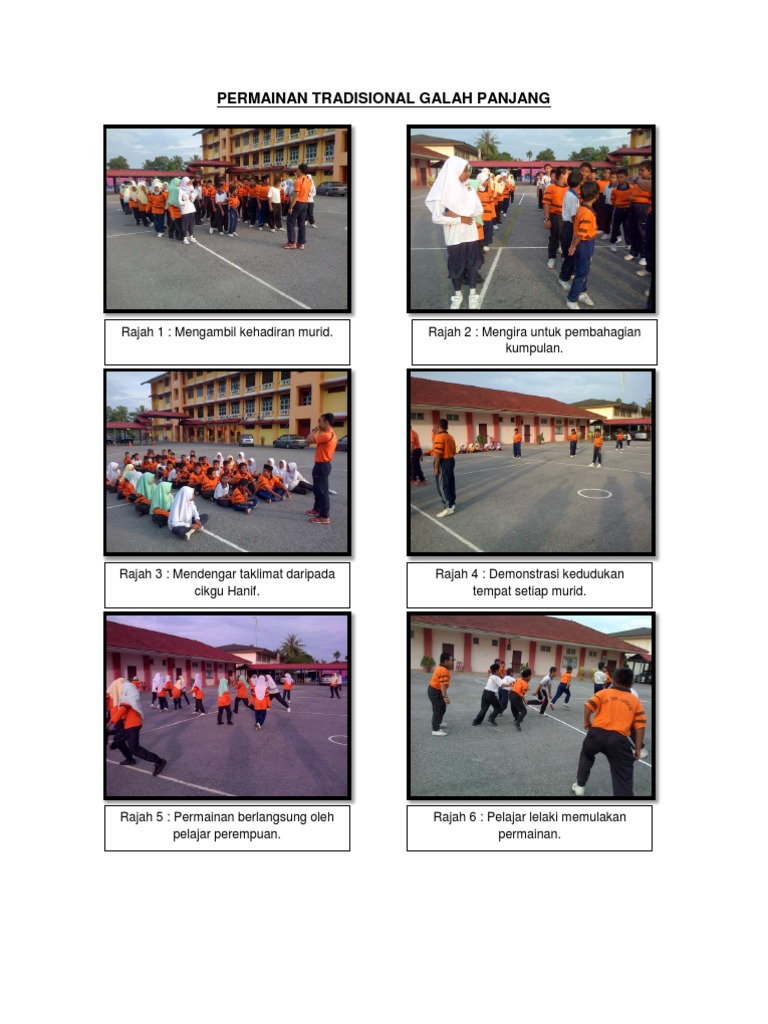 Permainan Tradisional Galah Panjang-Gambar | PDF