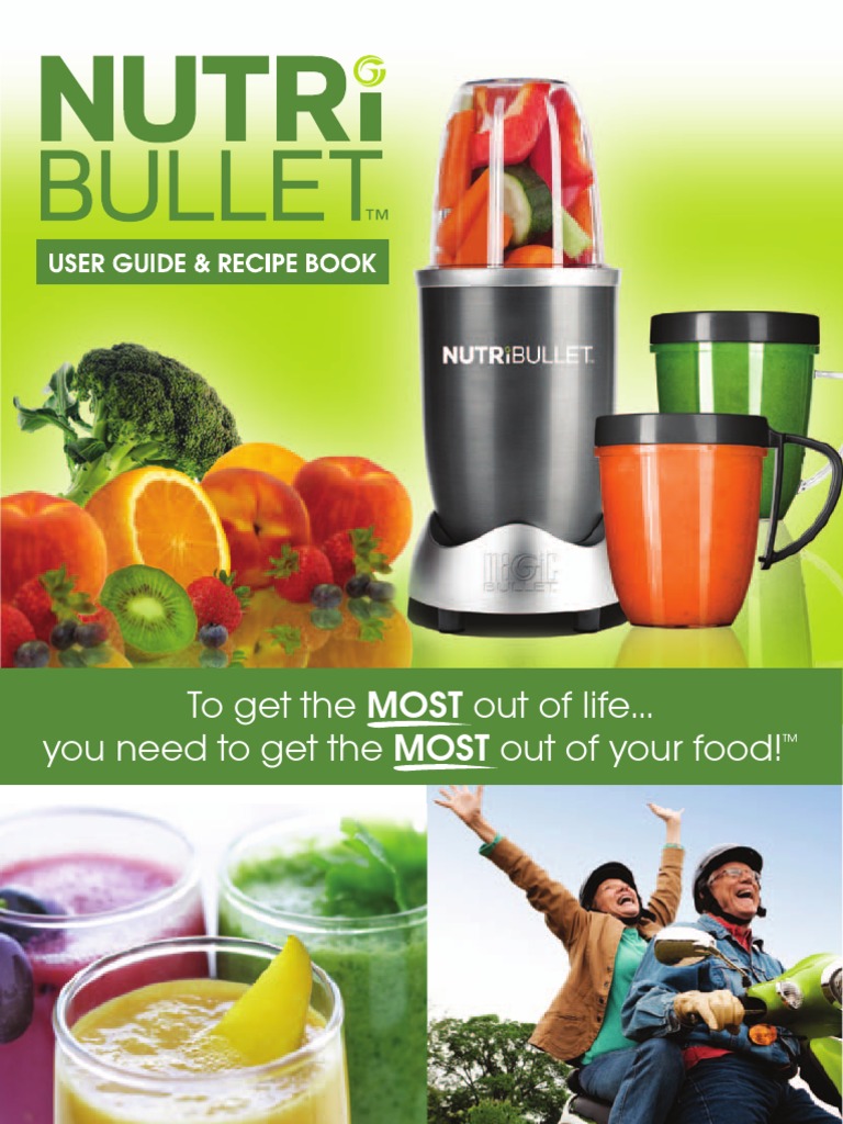 NutriBullet Manual | PDF | Vegetable Oil | Foods
