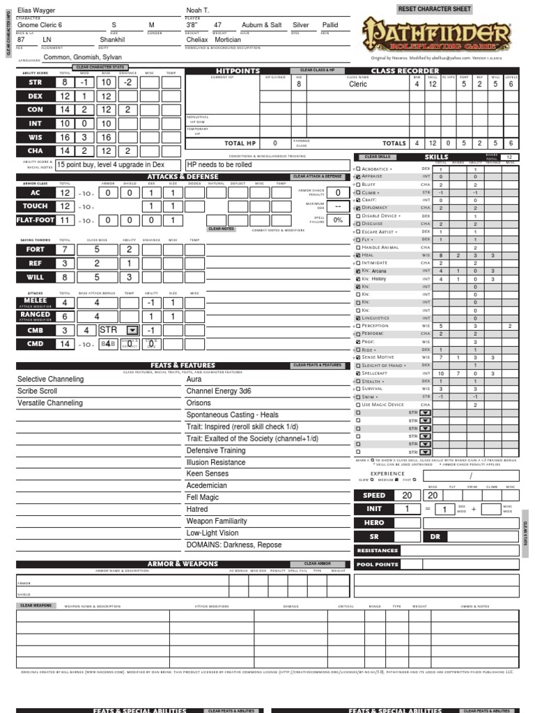 Class Recorder Hitpoints: Total HP Totals | PDF | Gaming | Role Playing ...