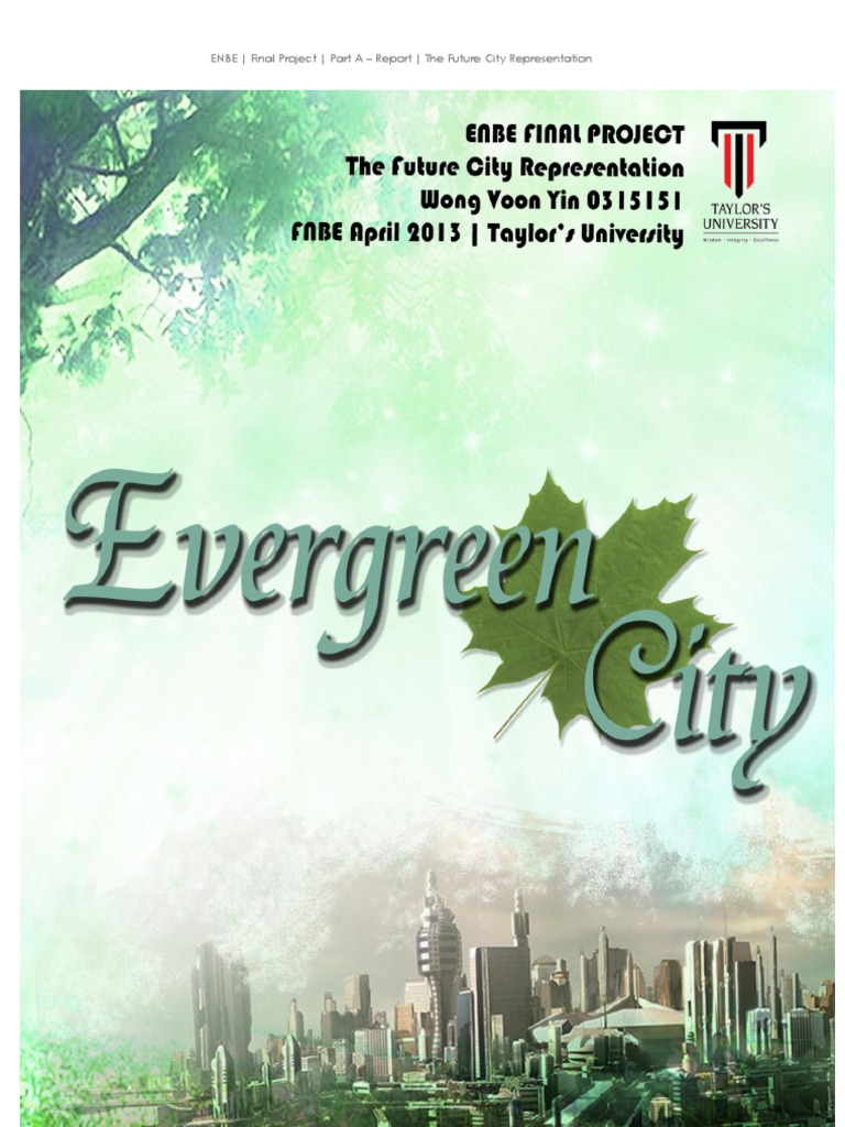 Evergreen City ENBE Final A4 Report | PDF | Tokyo | Baghdad